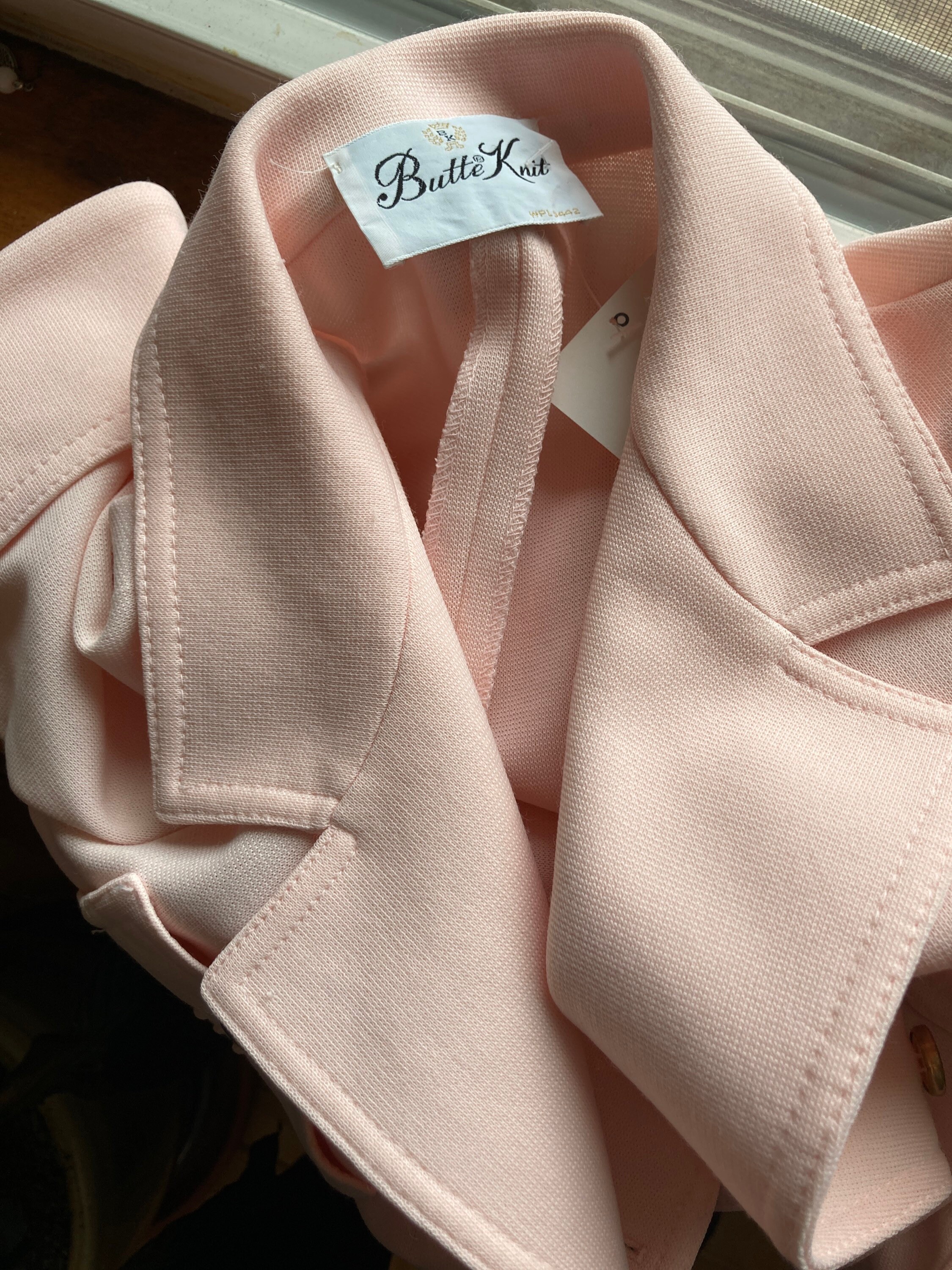 1960s Butte Knit Pink Dress Set - Etsy