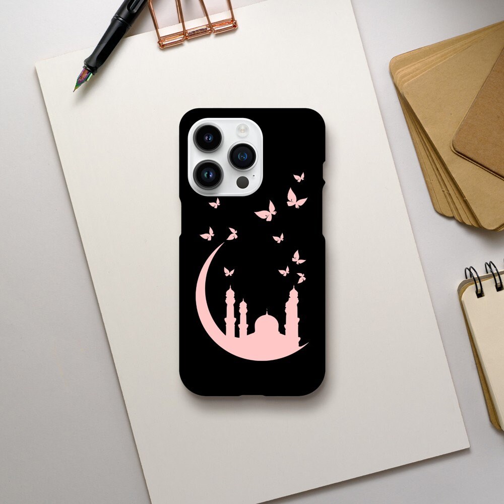 Black Islamic Masjid Phone Case pink - Etsy
