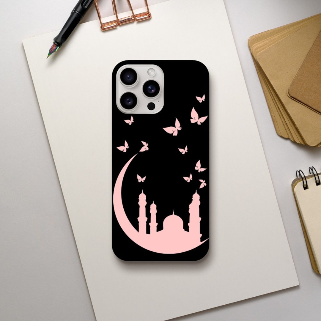 Black Islamic Masjid Phone Case pink - Etsy