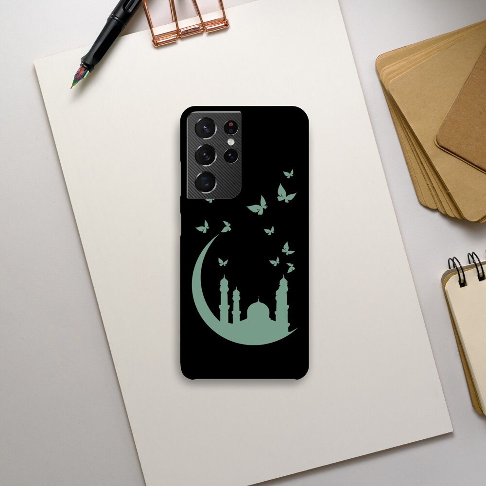Black Islamic Masjid Phone Case sage - Etsy