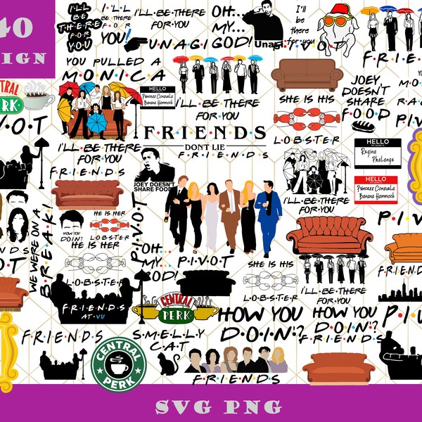 Cricut Templates Friends - Etsy