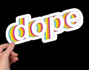 Book Sticker, Laptop Sticker, Water Bottle Sticker, Dope Sticker ...