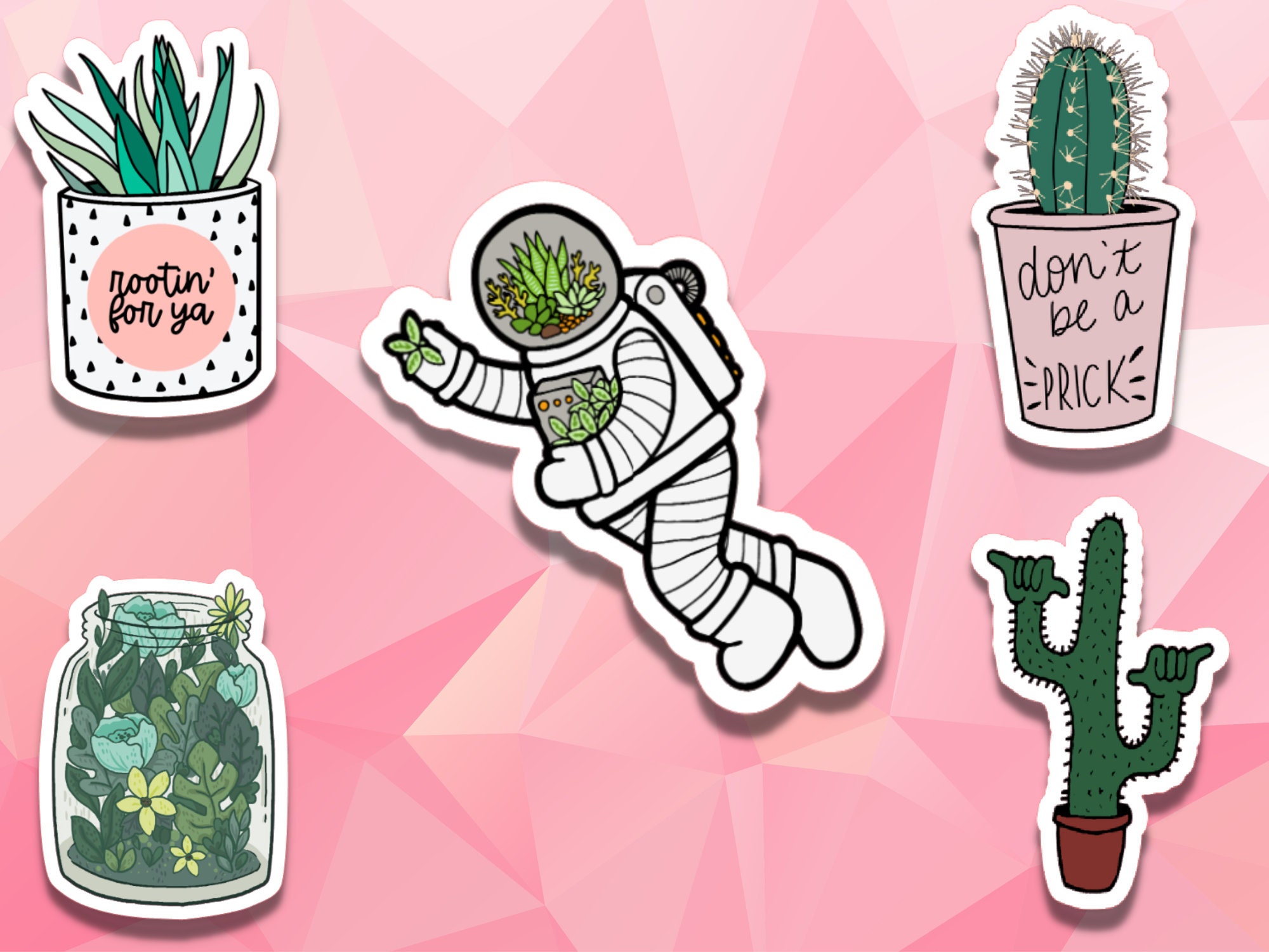 Mystery Pack Plant Vinyl Stickers - Etsy