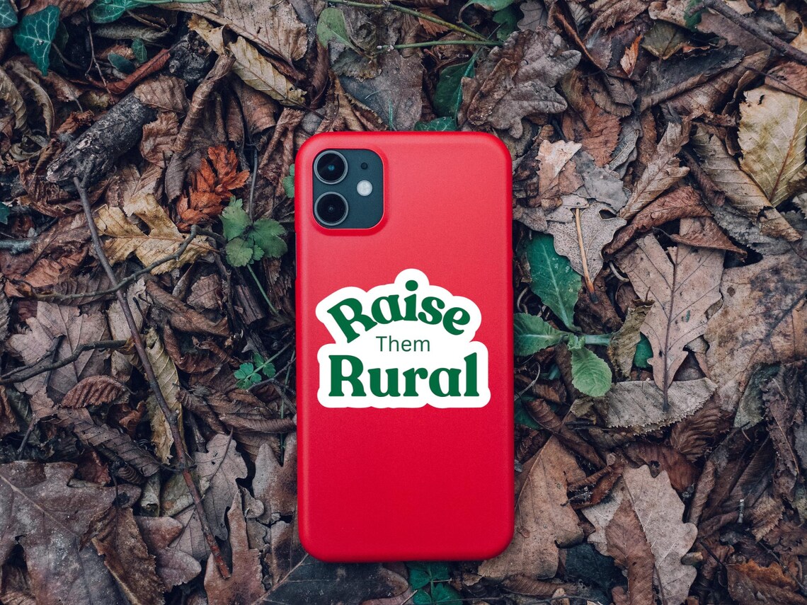 Raise Them Rural Vinyl Sticker - Etsy