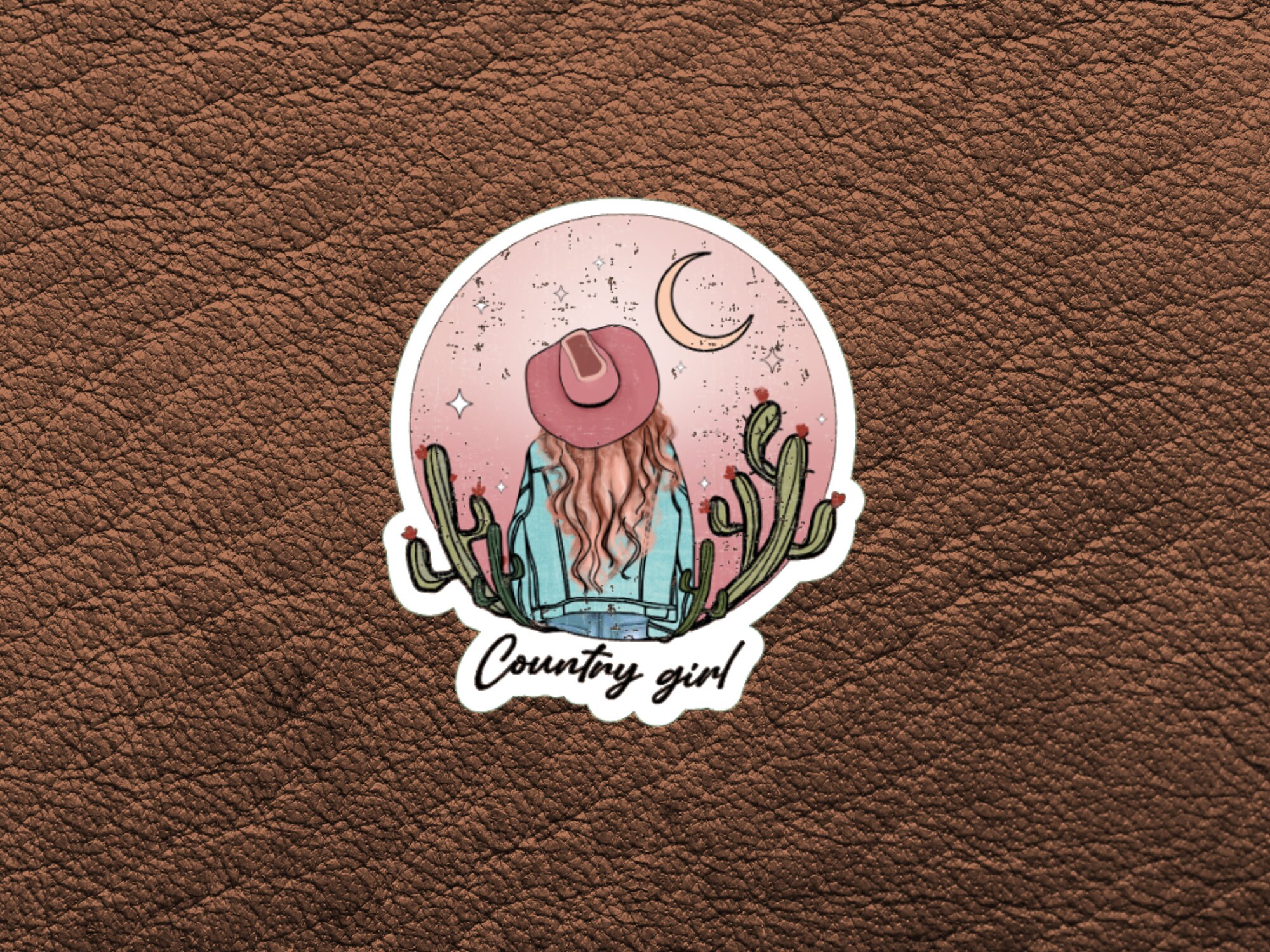 8 Cowgirl Western Stickers - Etsy