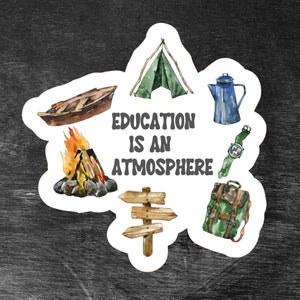 Education is an Atmosphere Homeschool Sticker Set - Etsy