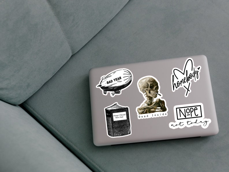 5 Funny Introvert Sticker Set - Etsy