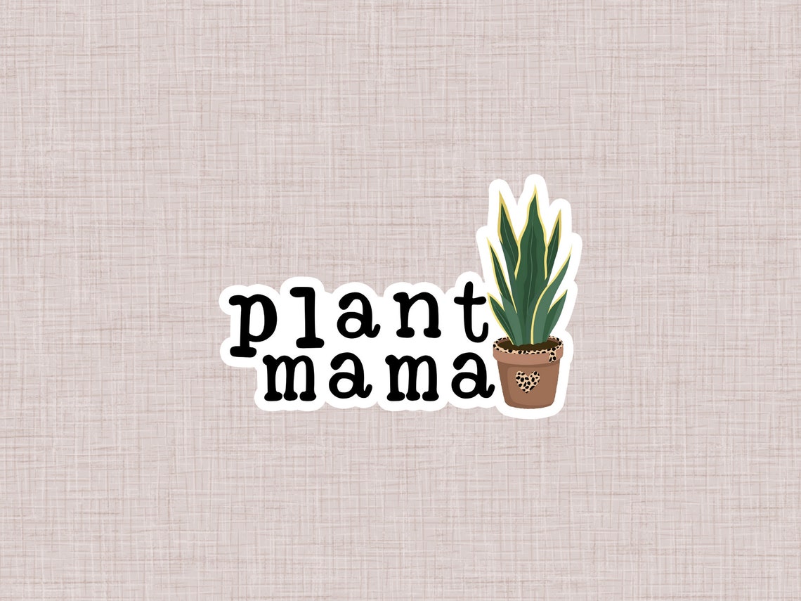 8 Waterproof Funny Plant Sticker Set - Etsy