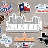 30 Texas Lone Star State Stickers - Etsy