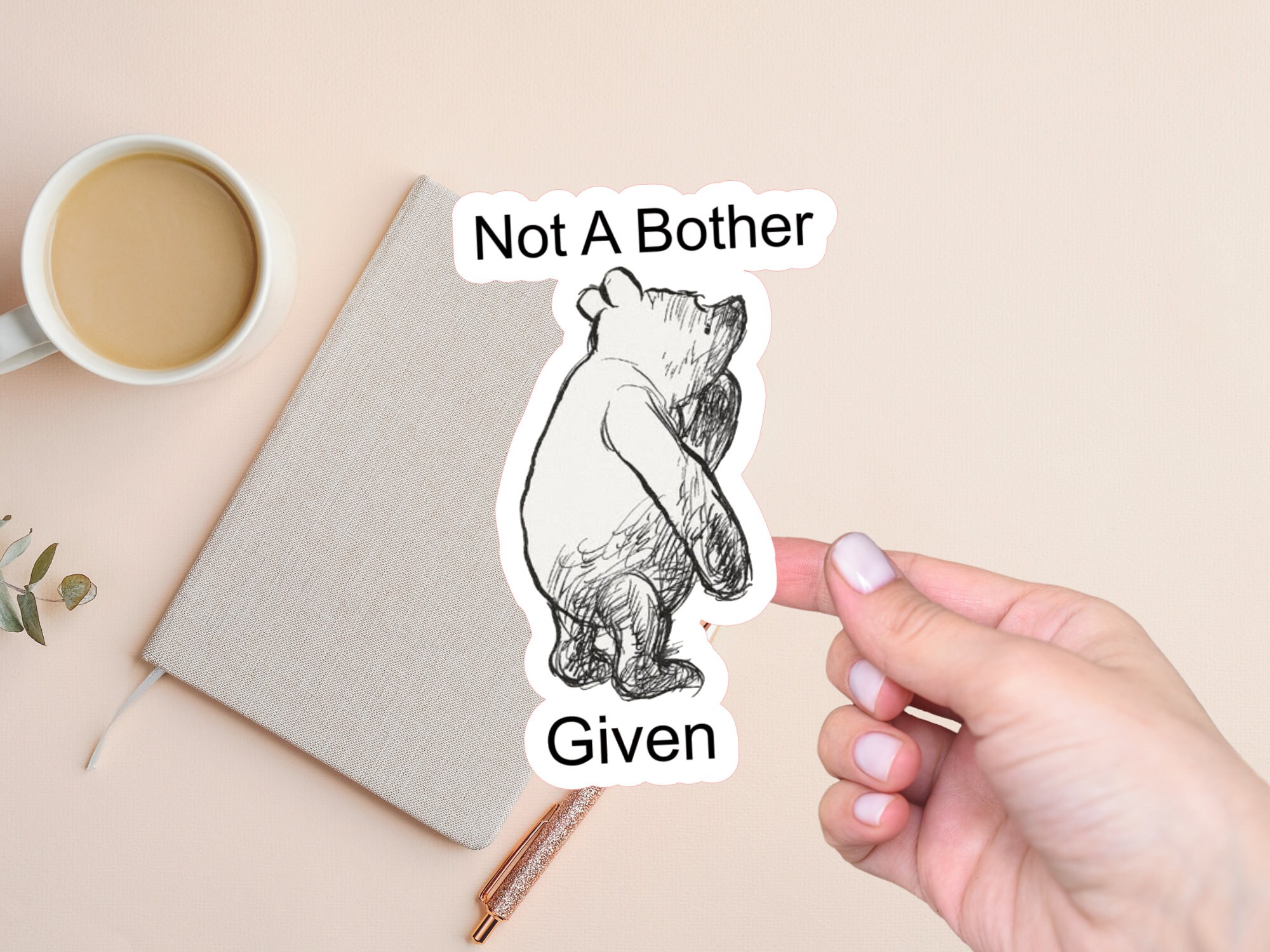 Not A Bother Given Bear Classic Pooh - Etsy