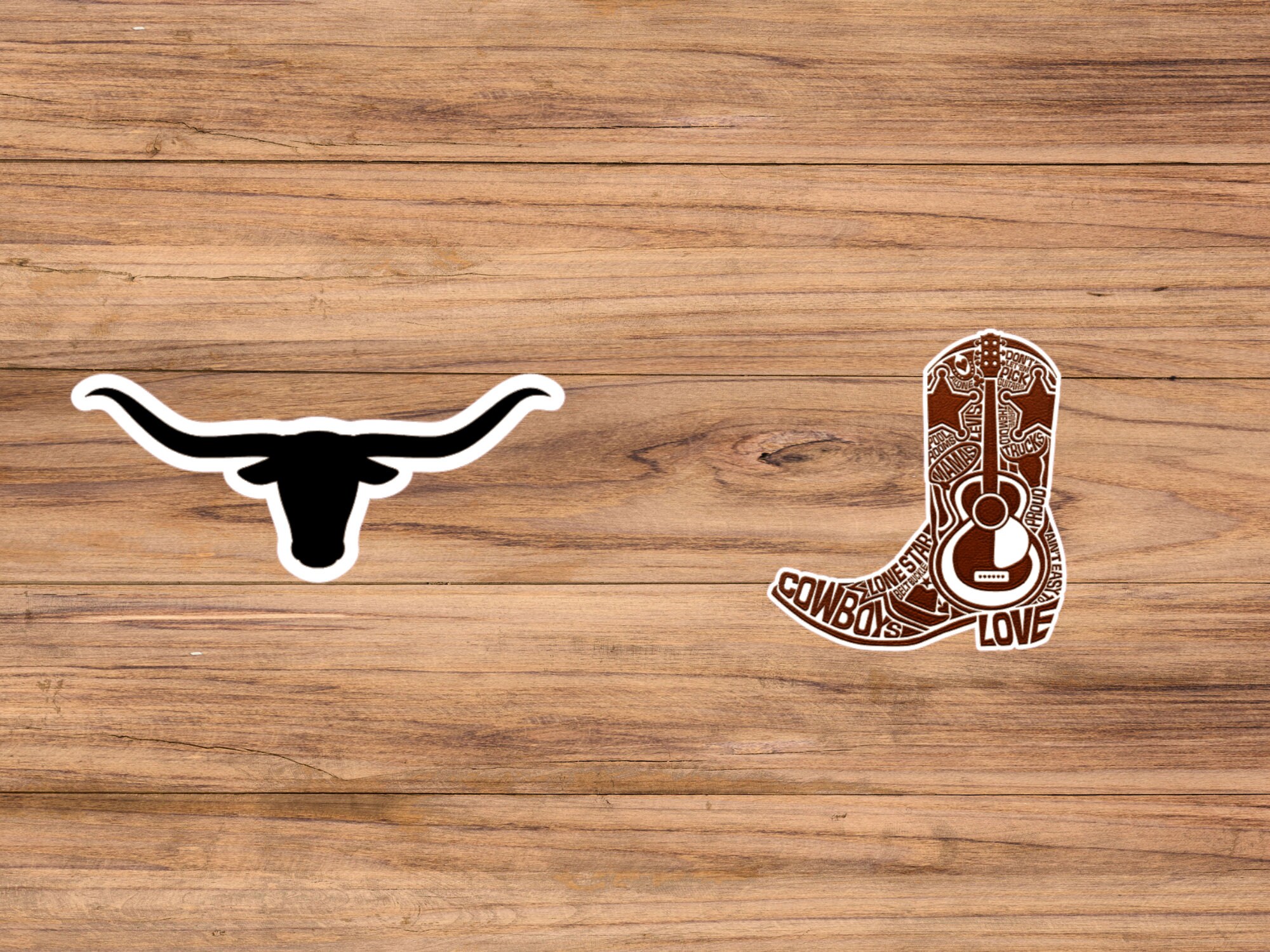 Ft. Worth Texas Lone Star State Sticker Set - Etsy