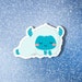 5 Kawaii Yeti Sticker Pack - Etsy