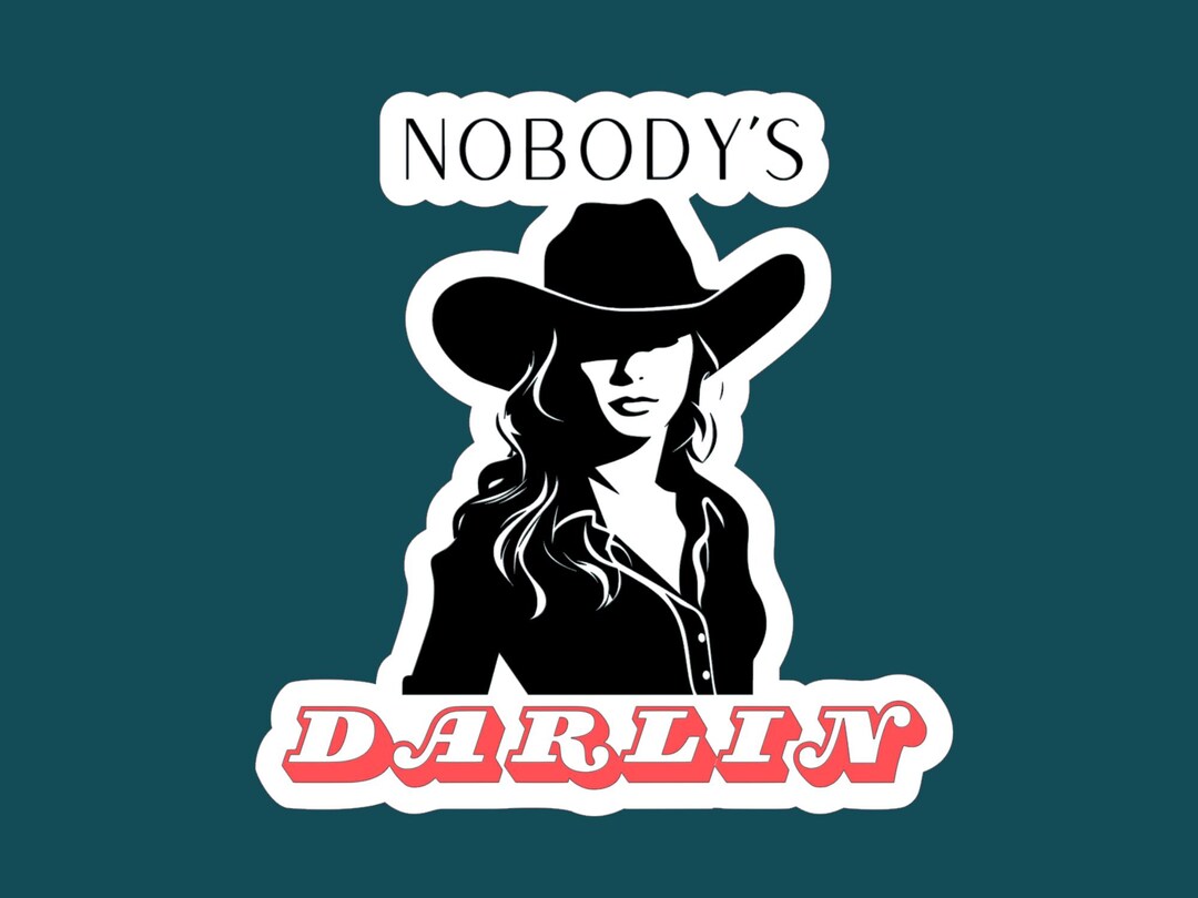 Nobody's Darlin Vinyl Sticker - Etsy