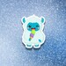 5 Kawaii Yeti Sticker Pack - Etsy