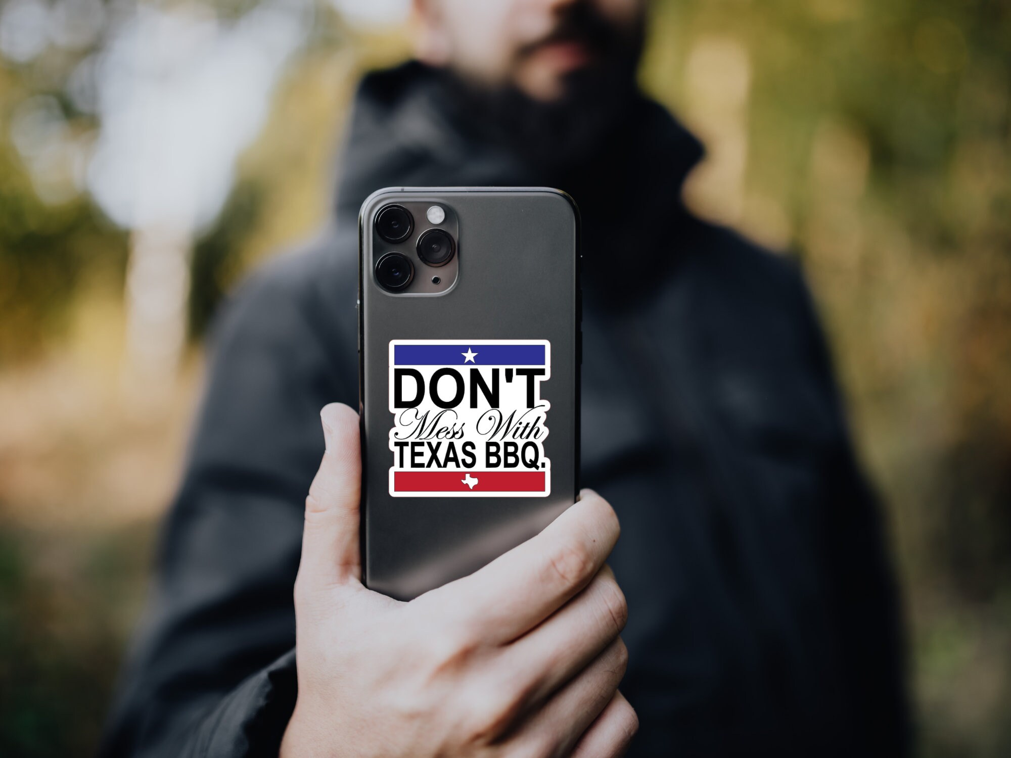 Texas BBQ Vinyl Sticker - Etsy