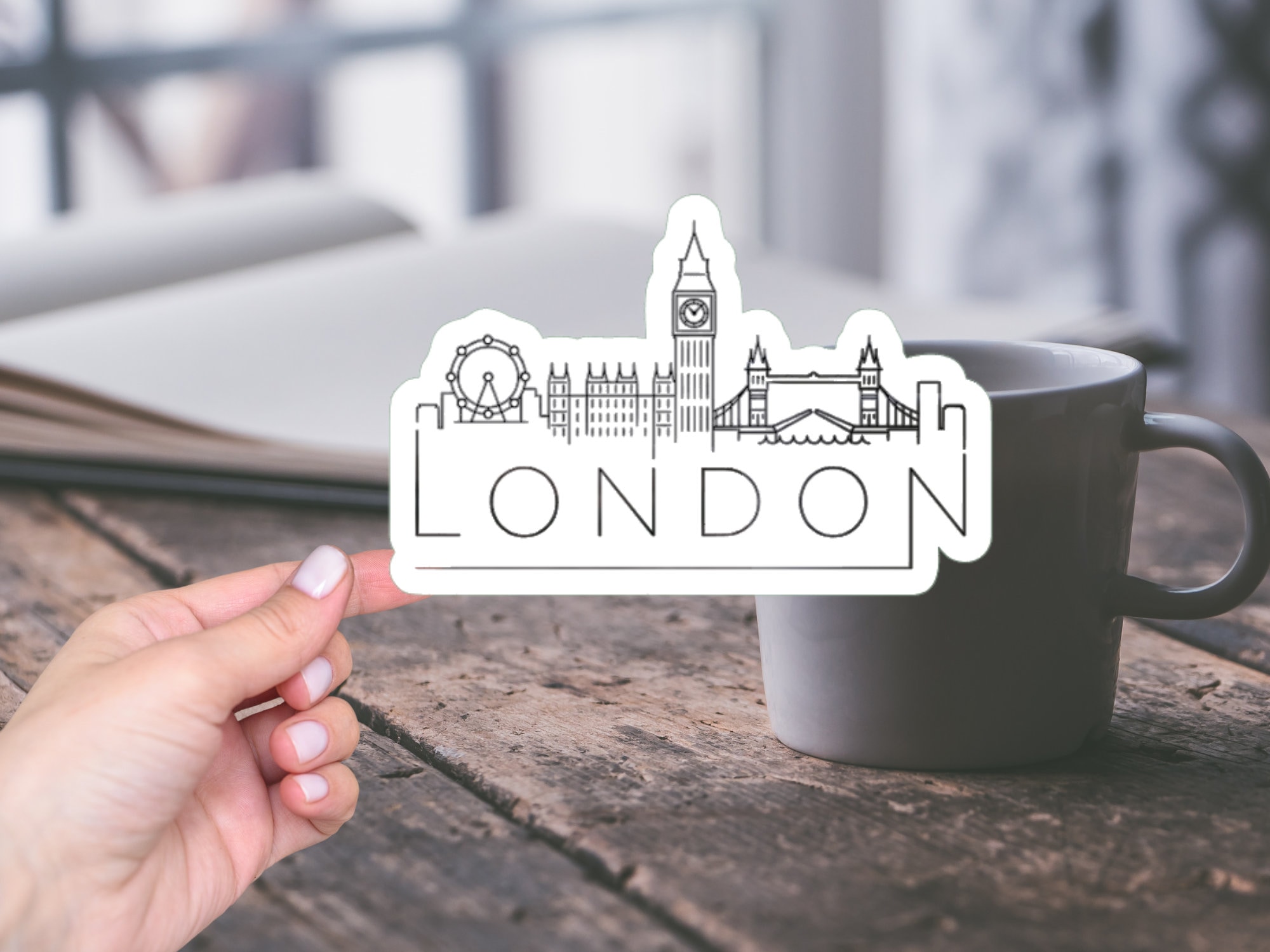 British Vinyl Sticker Set - Etsy