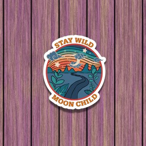 8 Colorful Waterproof Hippie Stickers - Etsy