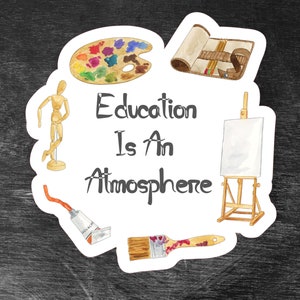 Education is an Atmosphere Homeschool Sticker Set - Etsy