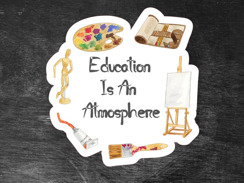 Education is an Atmosphere Homeschool Sticker Set - Etsy