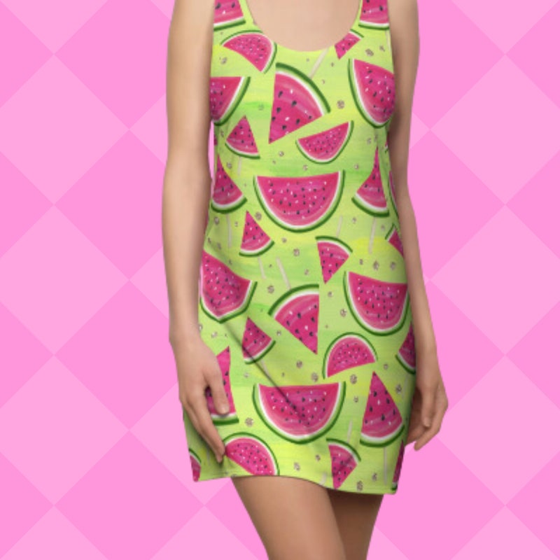 Watermelon Dress - Etsy