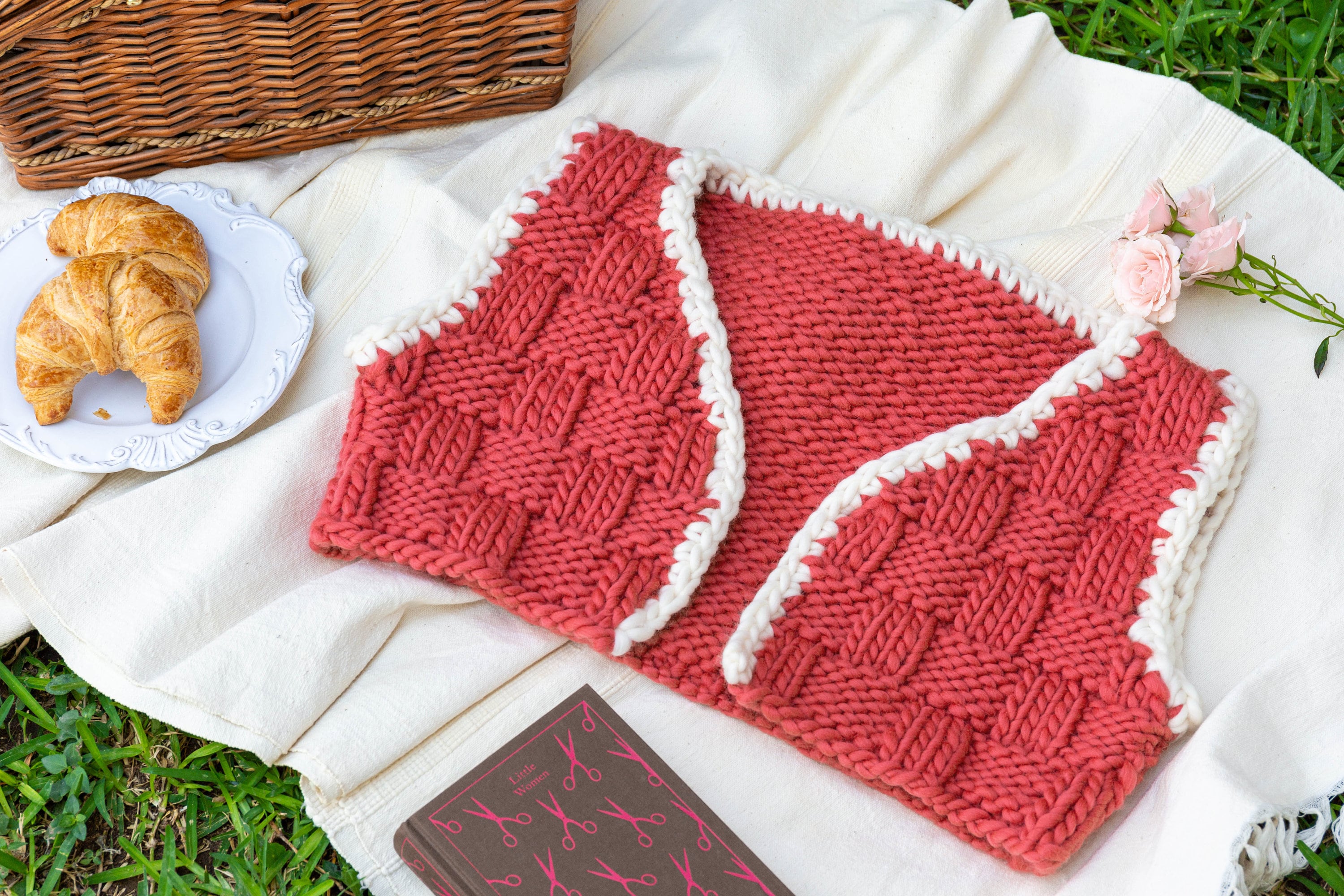 Chunky Knitting Pattern, Cropped Vest, Chunky Knit Sweater Vest ...