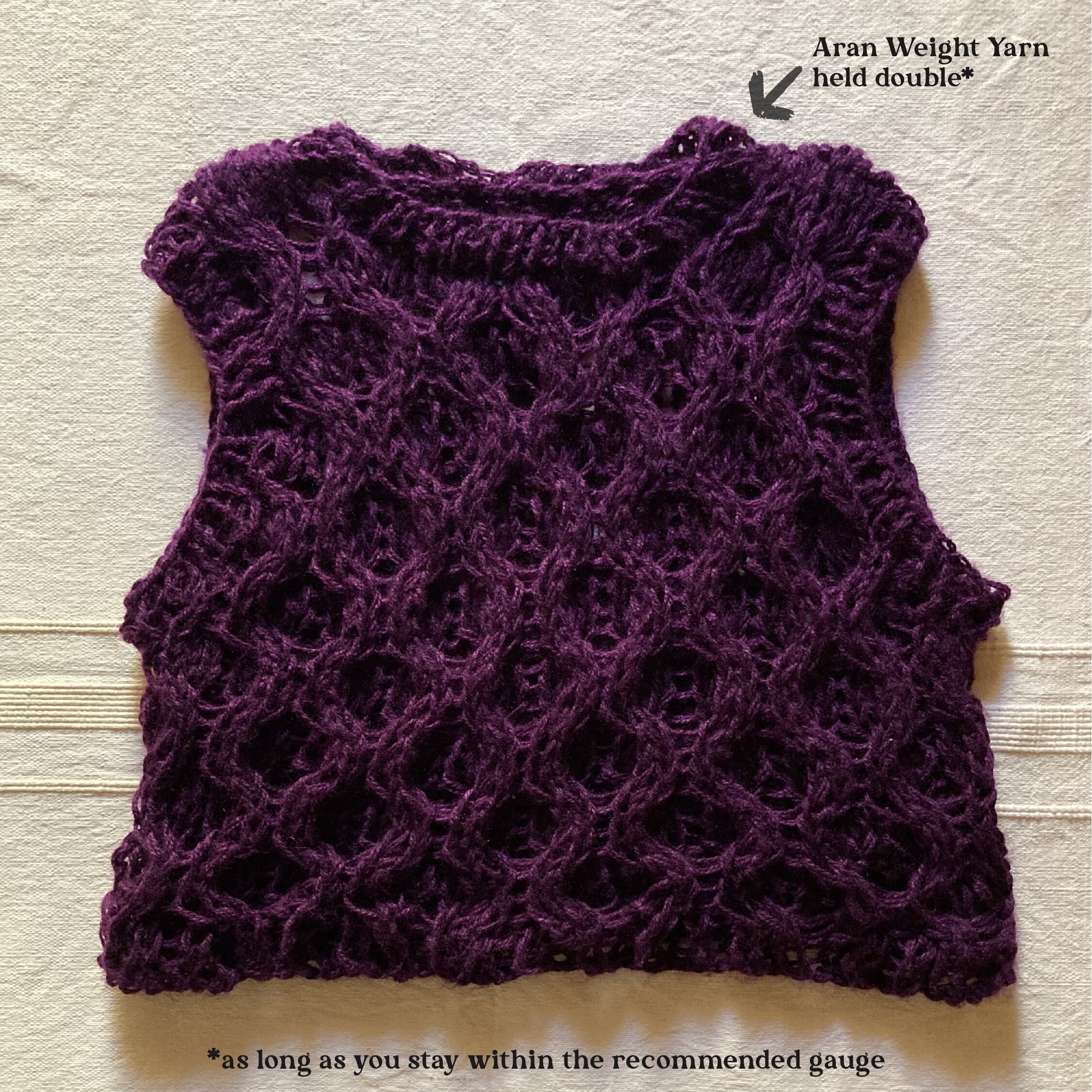 Knitting Vest Pattern, Chunky Knitting Pattern, Cable Knit Vest Pattern ...