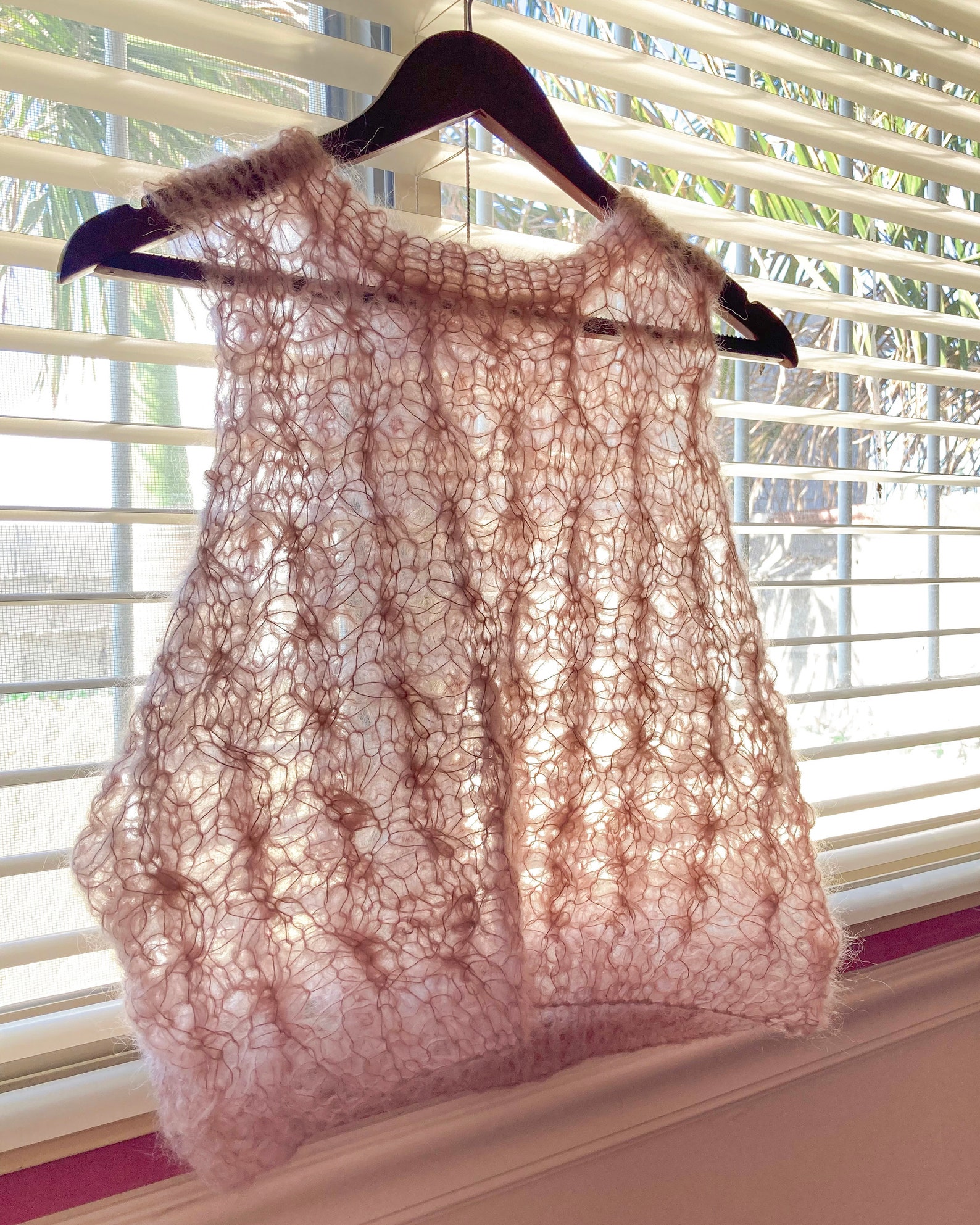 Knitting Vest Pattern Mohair, Cropped Knit Vest, Knit Slipover Pattern ...