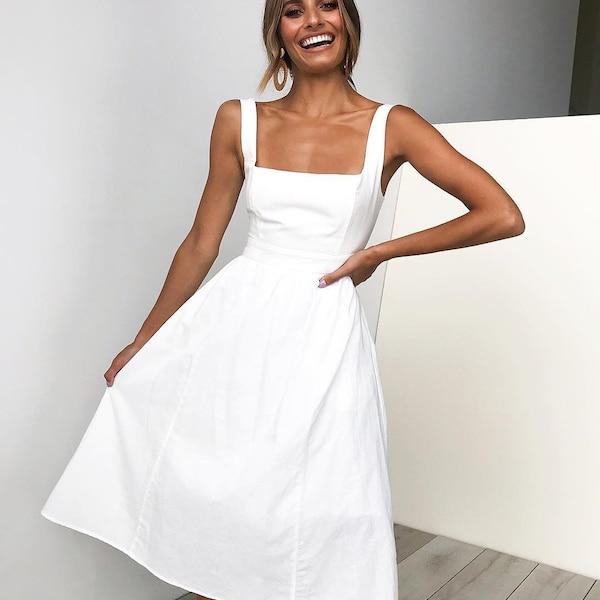 A Line Summer Dress - Etsy