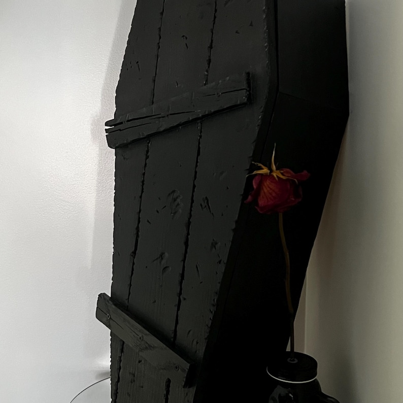 Gothic Coffin Shelf, Gothic Decor for Home Perfect for Showcasing ...