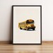 School Bus Watercolor Print / Transportation Printable / Utility ...