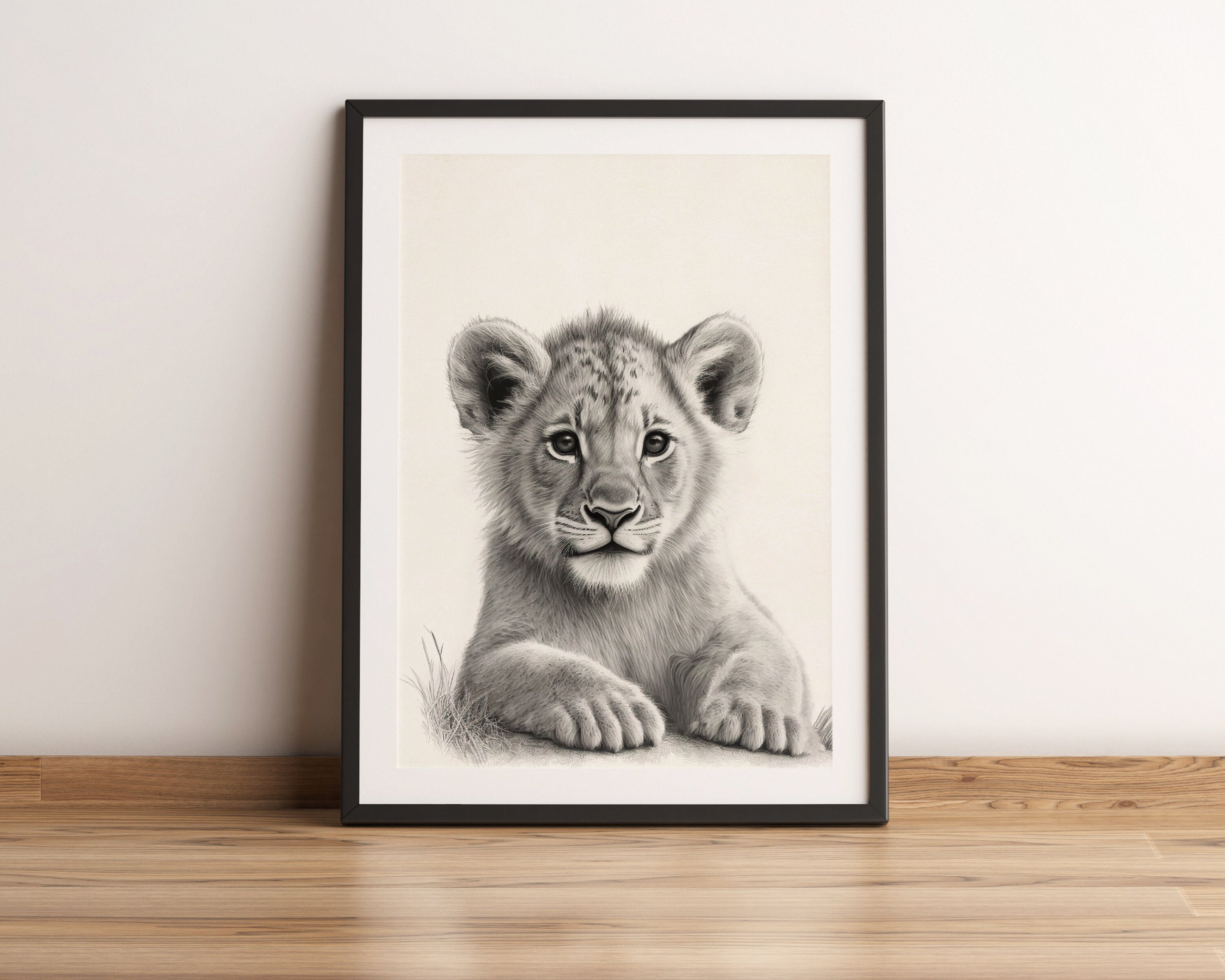 Set of 6 Safari Baby Animal Prints / Safari Nursery Art / Wall Gallery ...