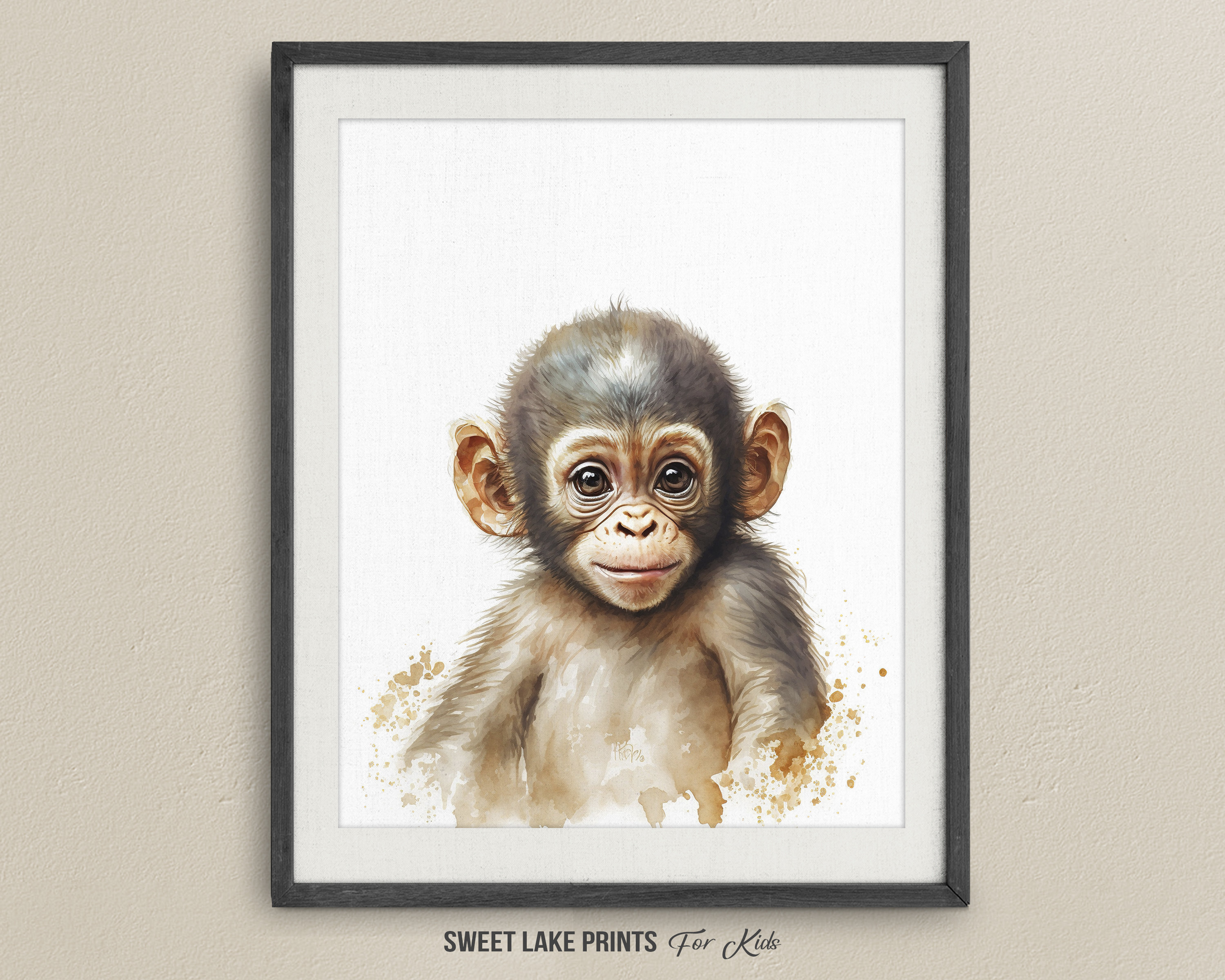 Baby Monkey Drawings For Kids