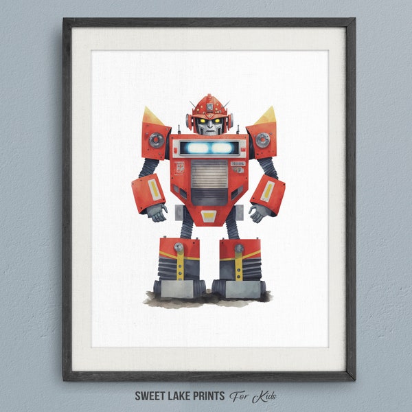Transformers Fire Truck - Etsy