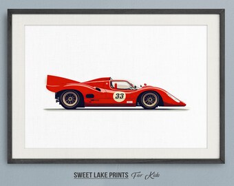 Ferrari 330 P4 Poster - Etsy