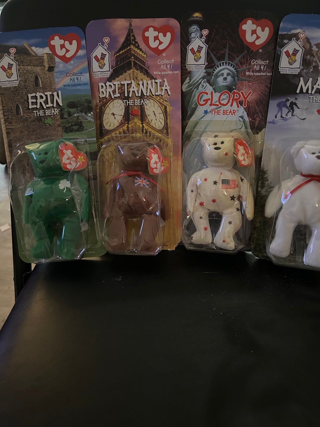 4 Bear Set. Mini Beanie Babies From Mcdonalds - Etsy