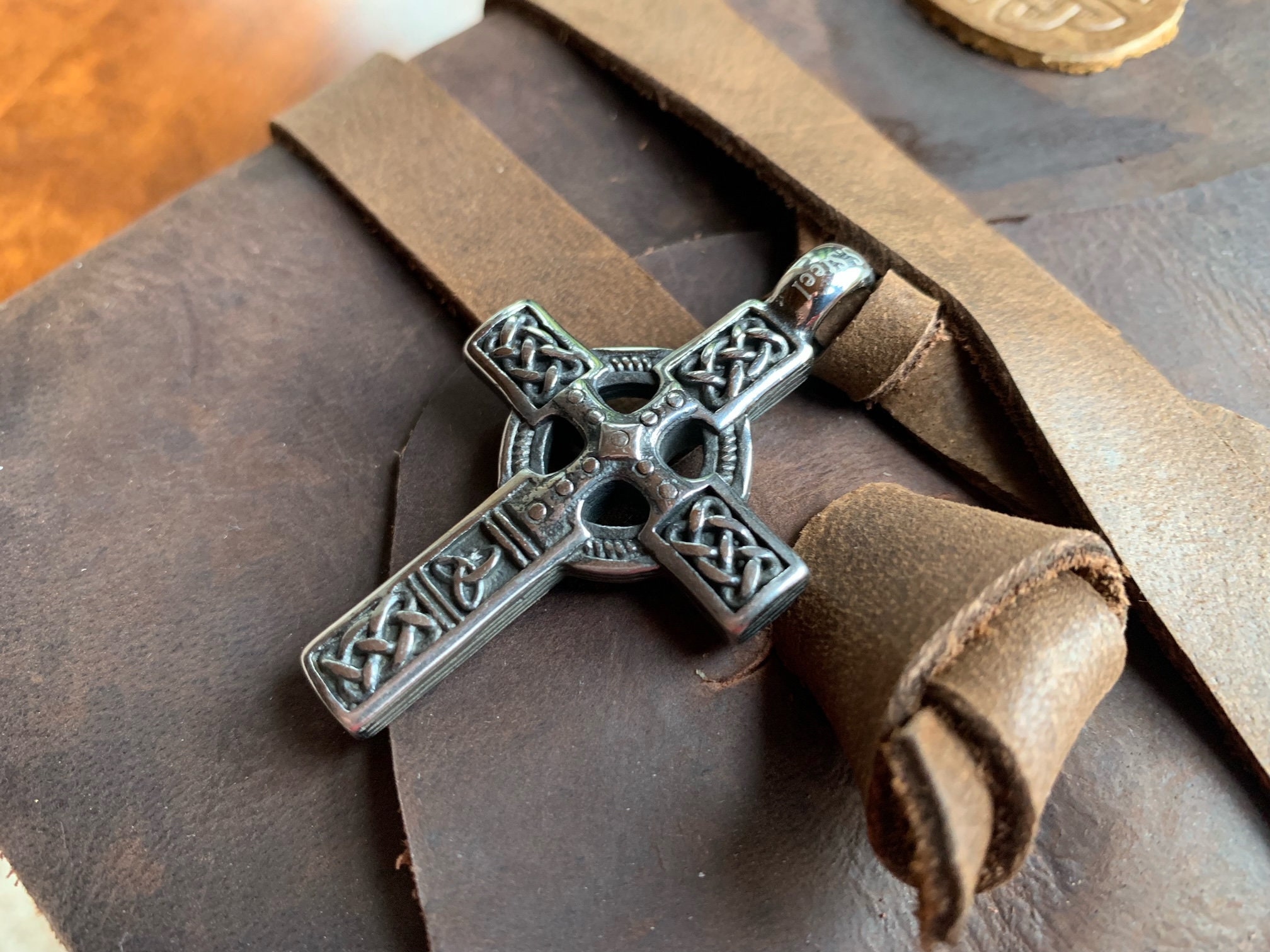 Celtic Themed 'rugged Traveler' Bible KJV - Etsy
