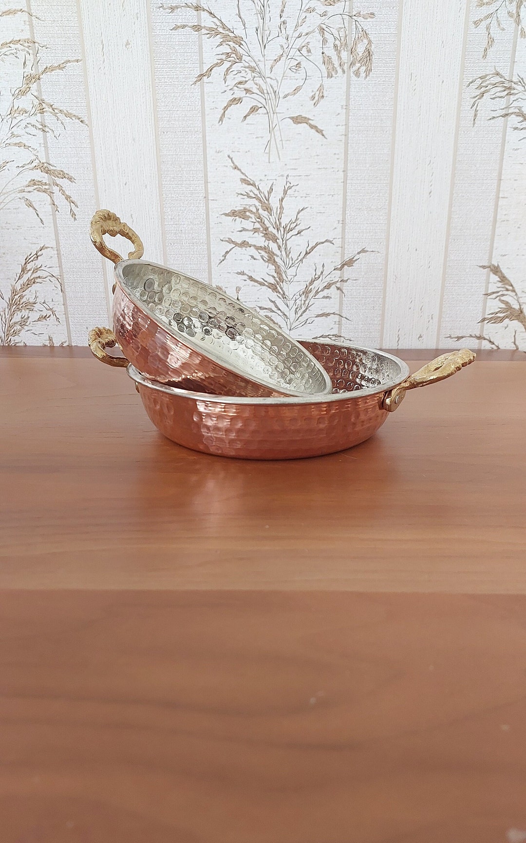 Copper Pan,copper Pan Set,frying Pan,skillet,egg Pan,copper Pot ...