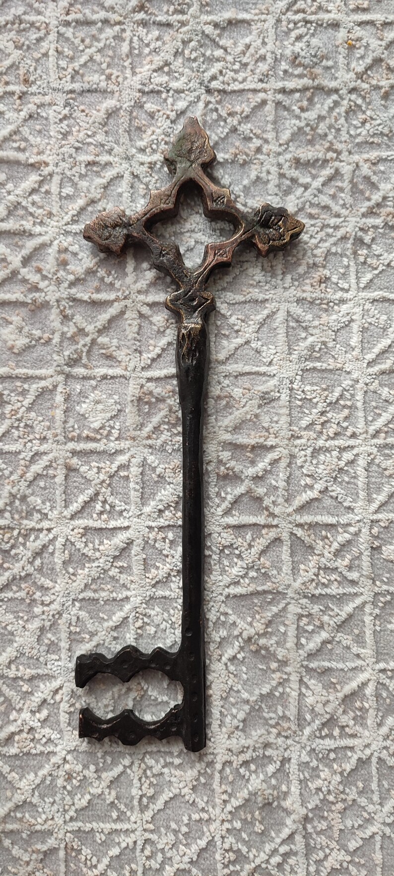 Solid Skeleton Key Skeleton Cross Key Cross Gift Wall - Etsy