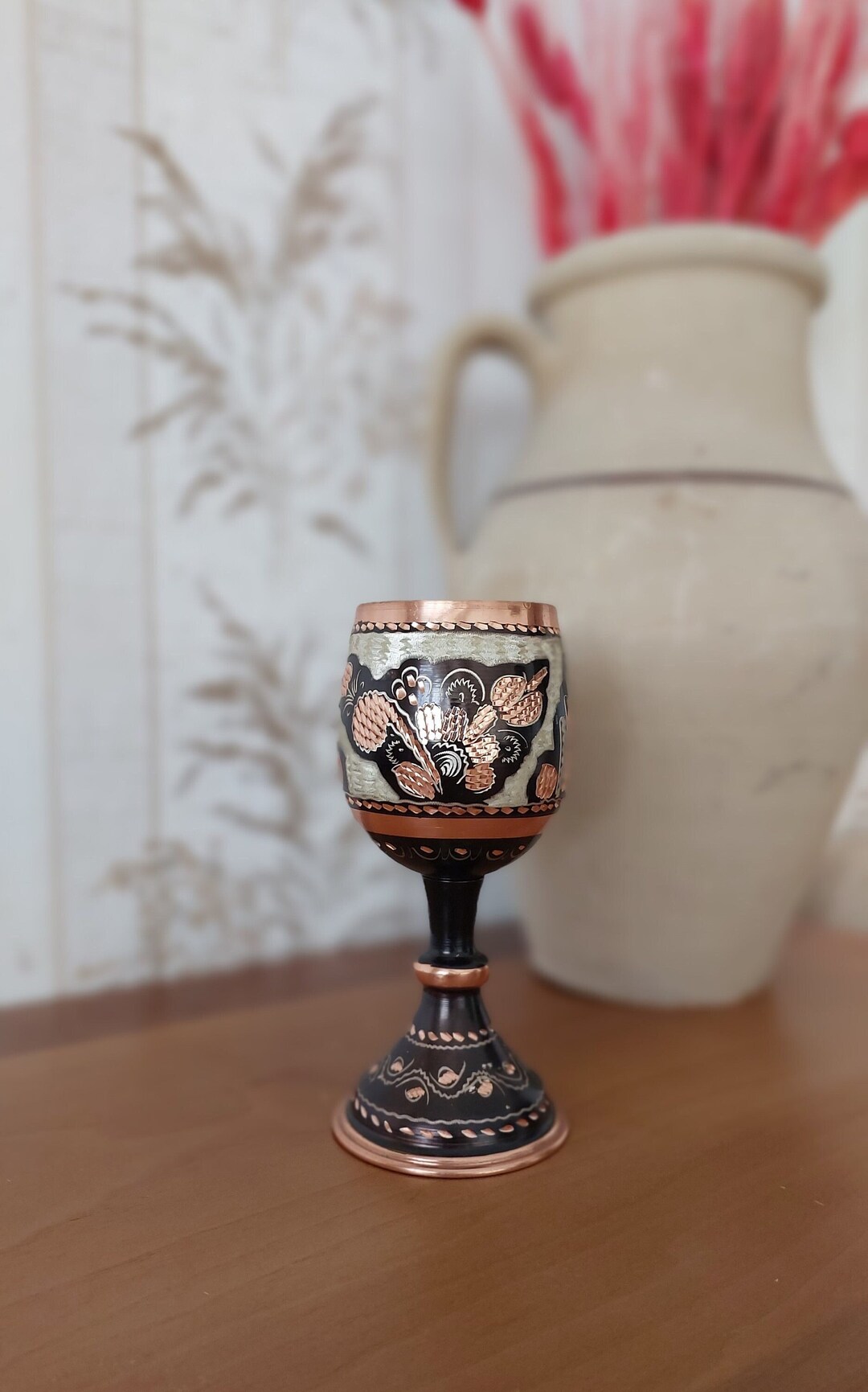 Copper Wine Glass,handmade Goblet, Copper Mugs, Copper Cup, Shatter ...