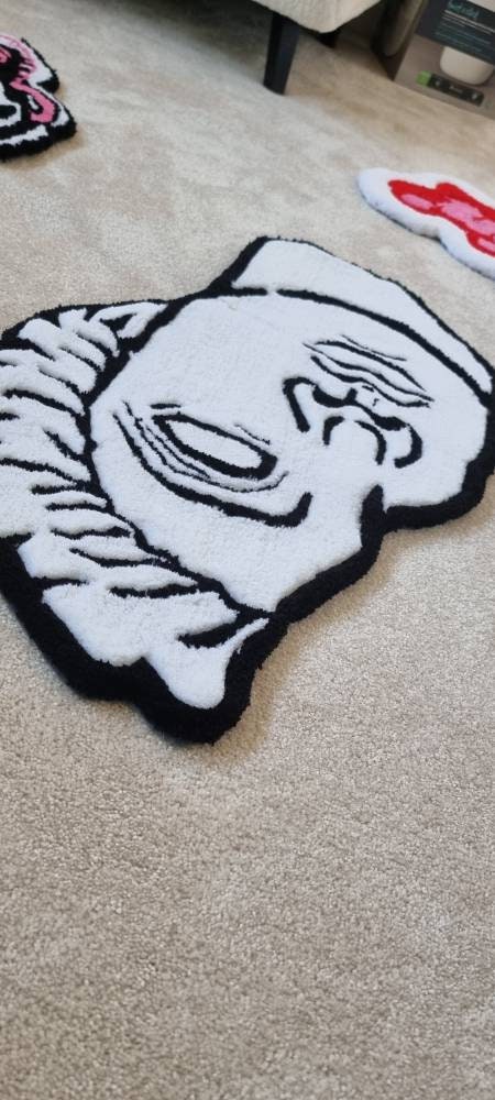 Greek Statue Face Rug Art Art Rug Tufted Rug Aesthetic - Etsy