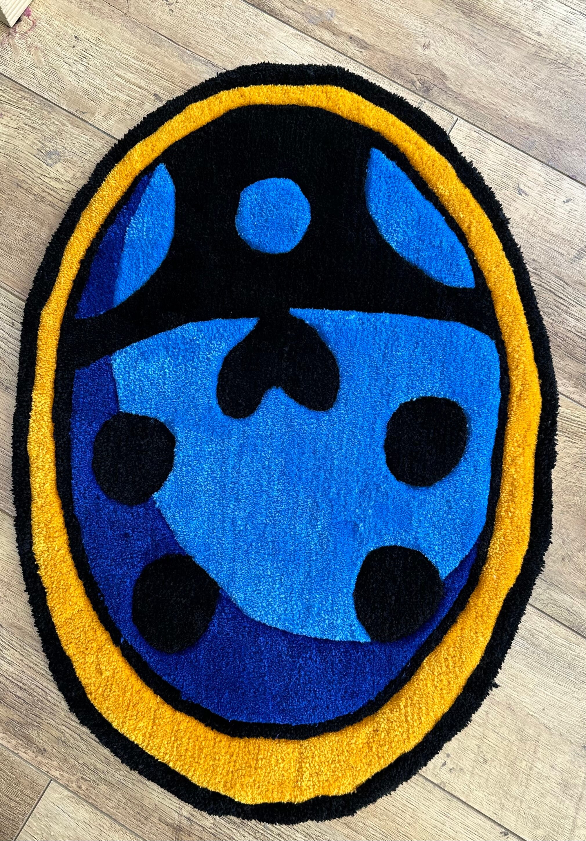Giovanna’s Ladybug Emblem Rug | Jojo’s Bizarre Adventure Rug | Anime ...