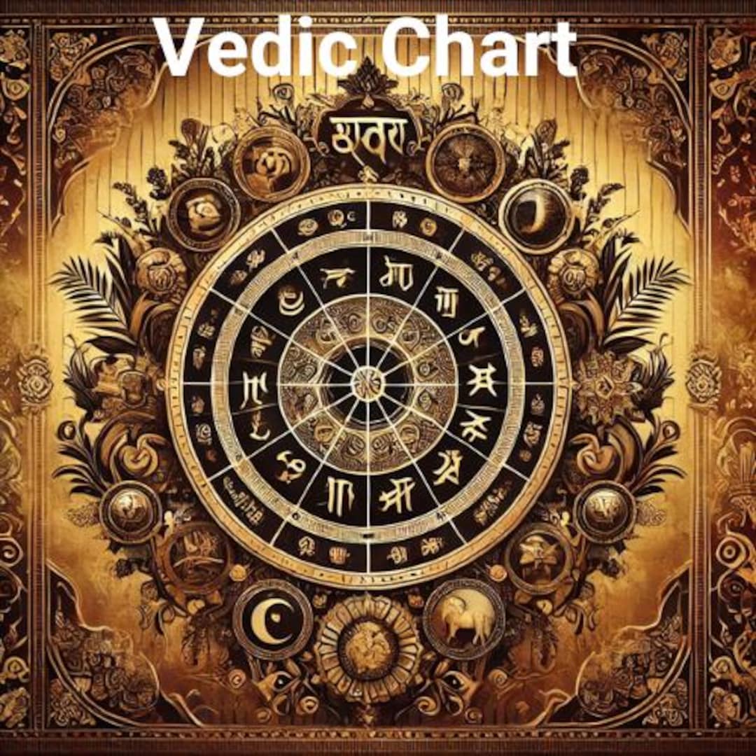 Vedic Natal Chart Report Package - Etsy