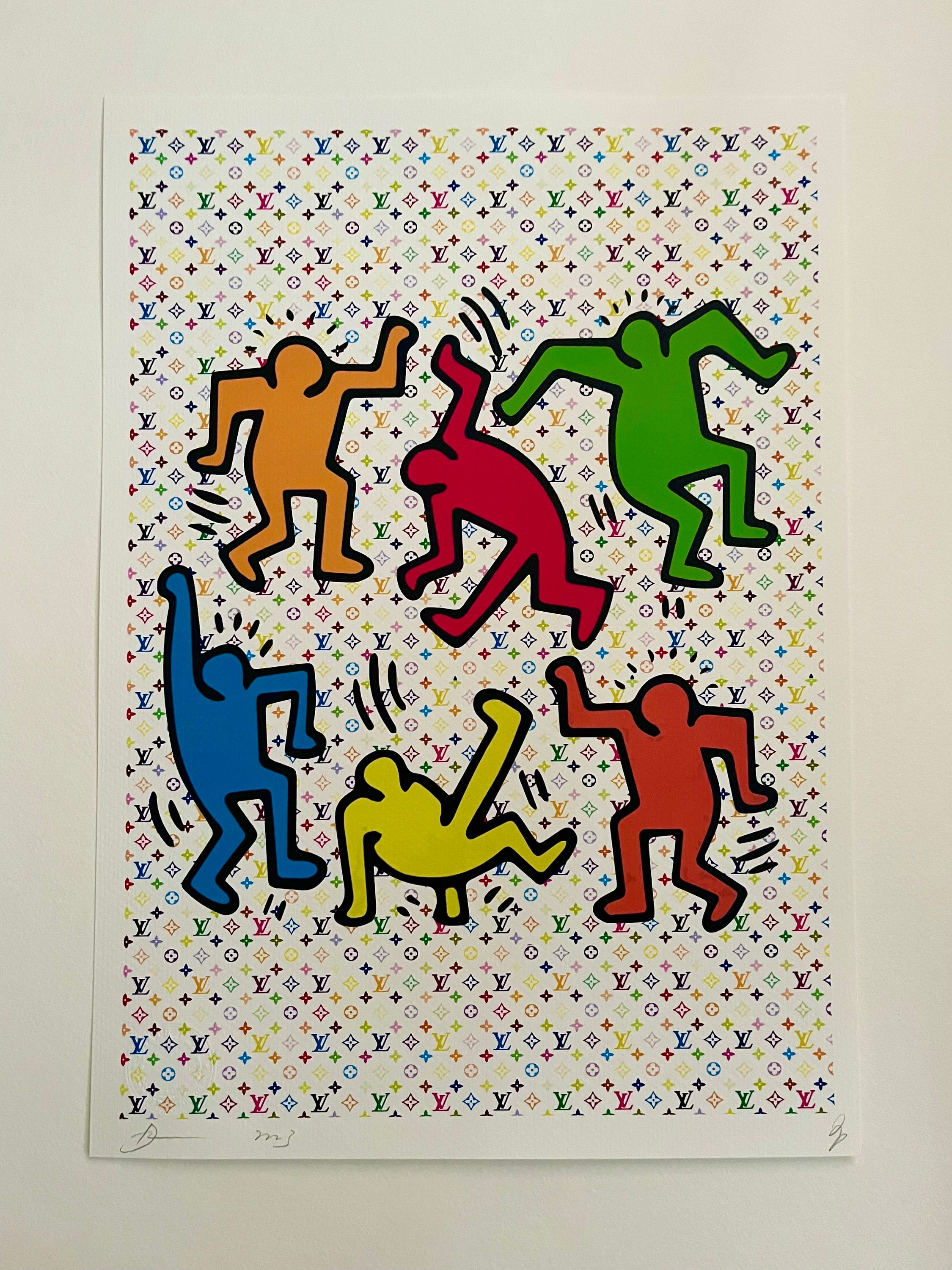 Keith Haring DEATH NYC Hand Signed Street Art Print, Artist Proof, W ...