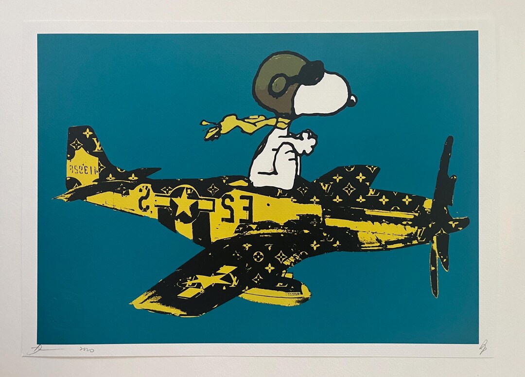 Snoopy, DEATH NYC Hand Signed Street Art Print Limited Edition W/ COA ...