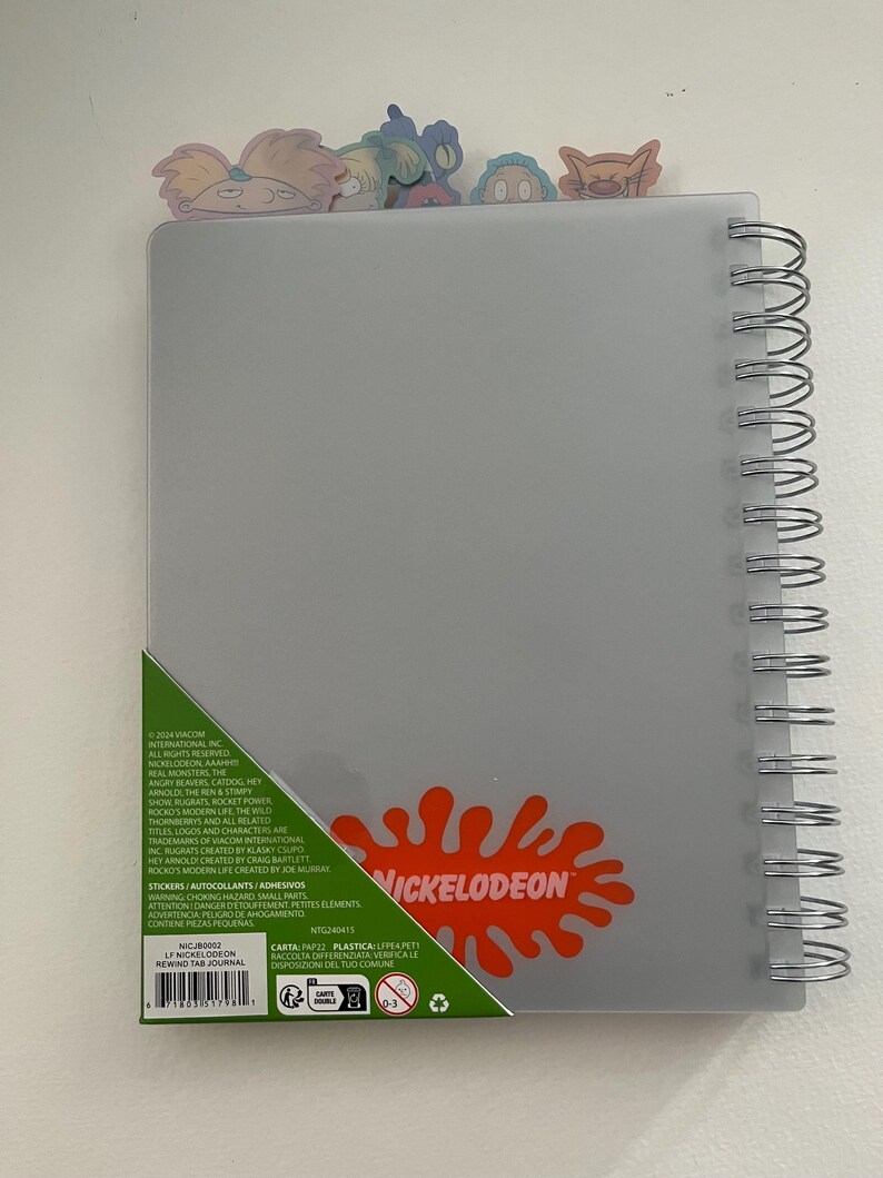 NWT Loungefly Nickelodeon Rewind Tab Journal - Etsy