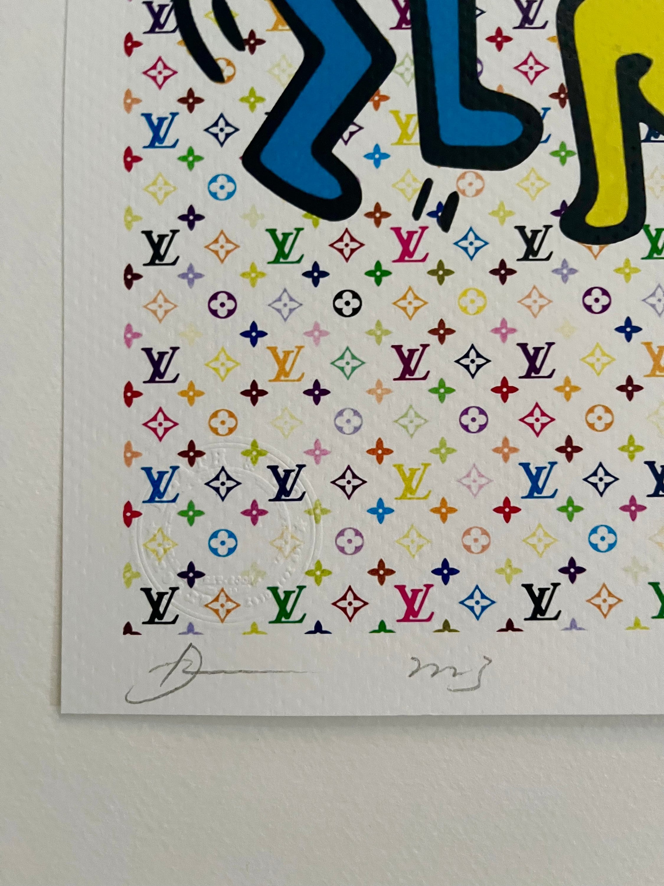 Keith Haring DEATH NYC Hand Signed Street Art Print, Artist Proof, W ...