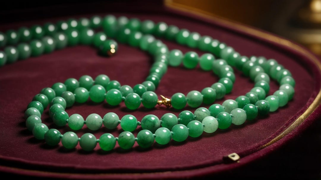 Real Jadeite Jade Necklace - Etsy