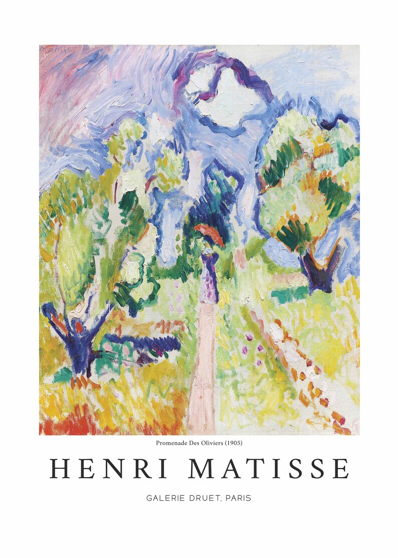 Henri Matisse Printable Wall Art Set of 6, Eclectic Digital Downloads ...
