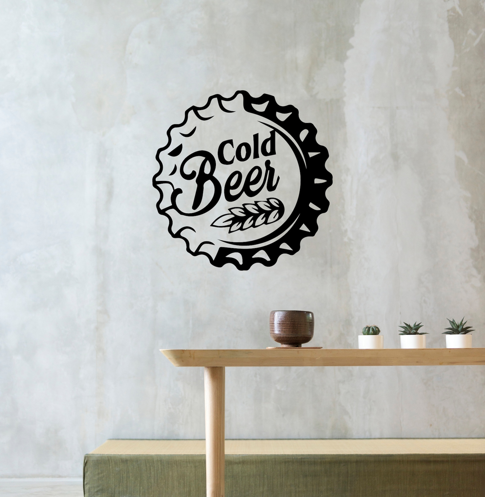 Beer Wall Decal,beer Shop Wall Decal,beer Wall Sticker,beer Bar Wall ...