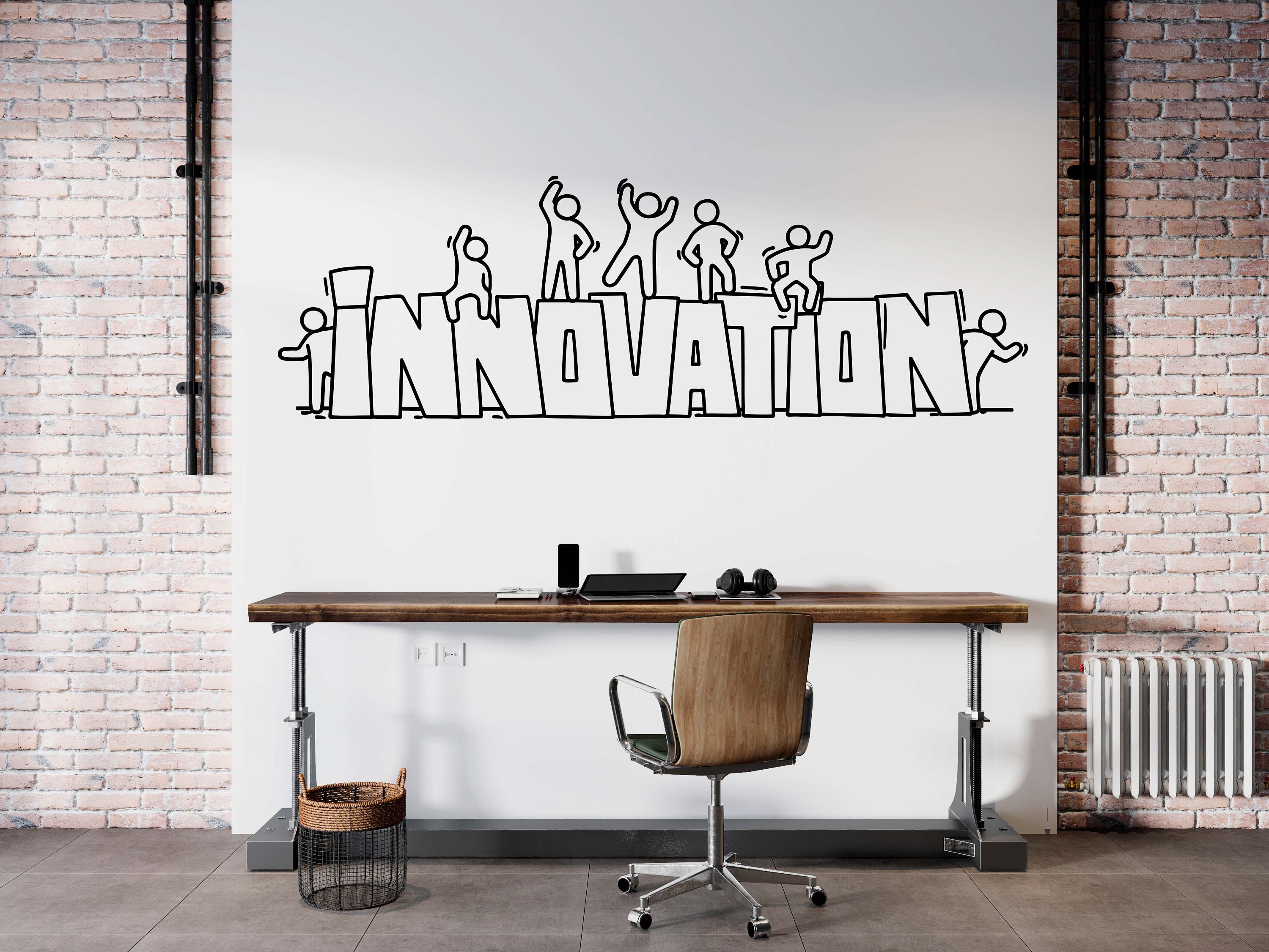 Office Wall Decal,innovation Wall Decal,office Wall Art,motivational ...